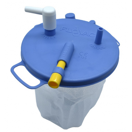 Poche Flovac 1L pour bocal d'aspiration réutilisable